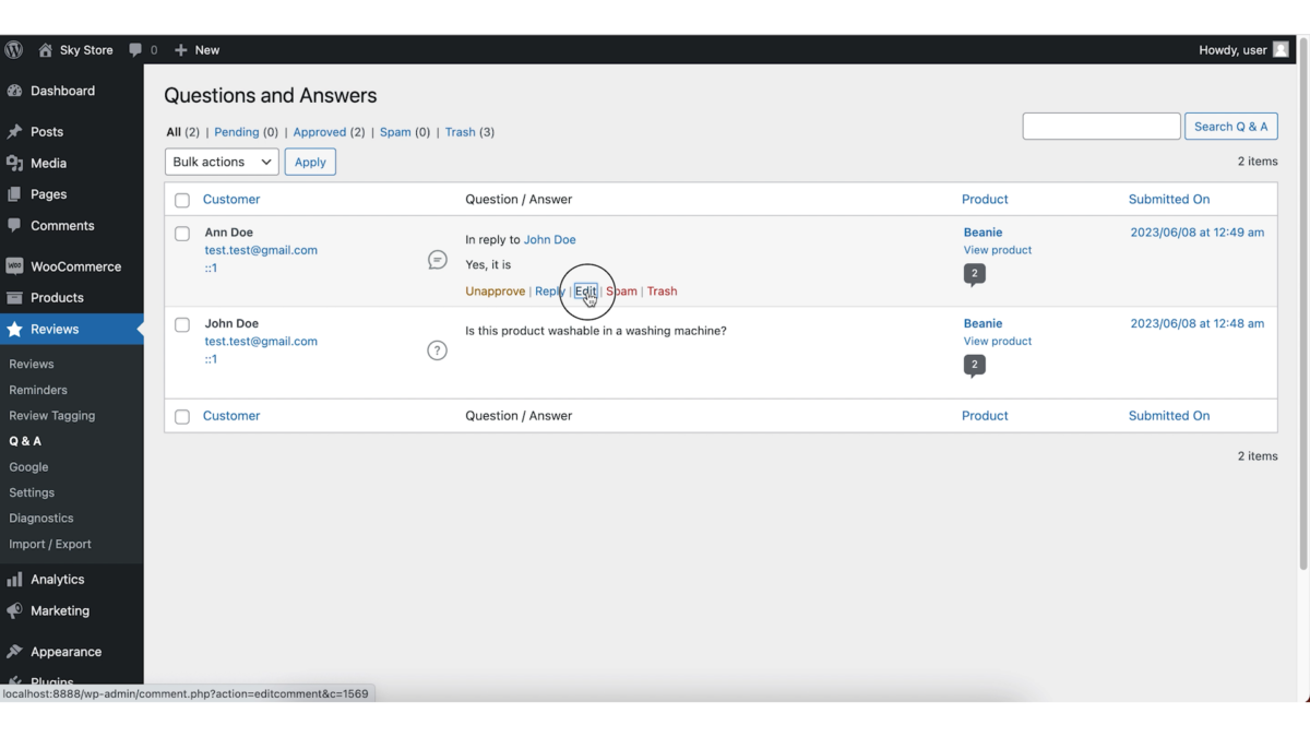 How to Add Questions and Answers in WooCommerce - CusRev Blog