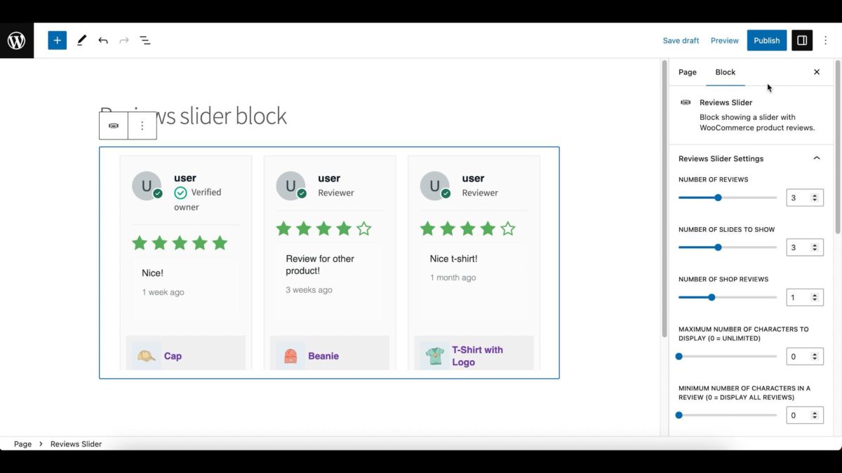 How to Add a Review Slider in WooCommerce? - CusRev Blog